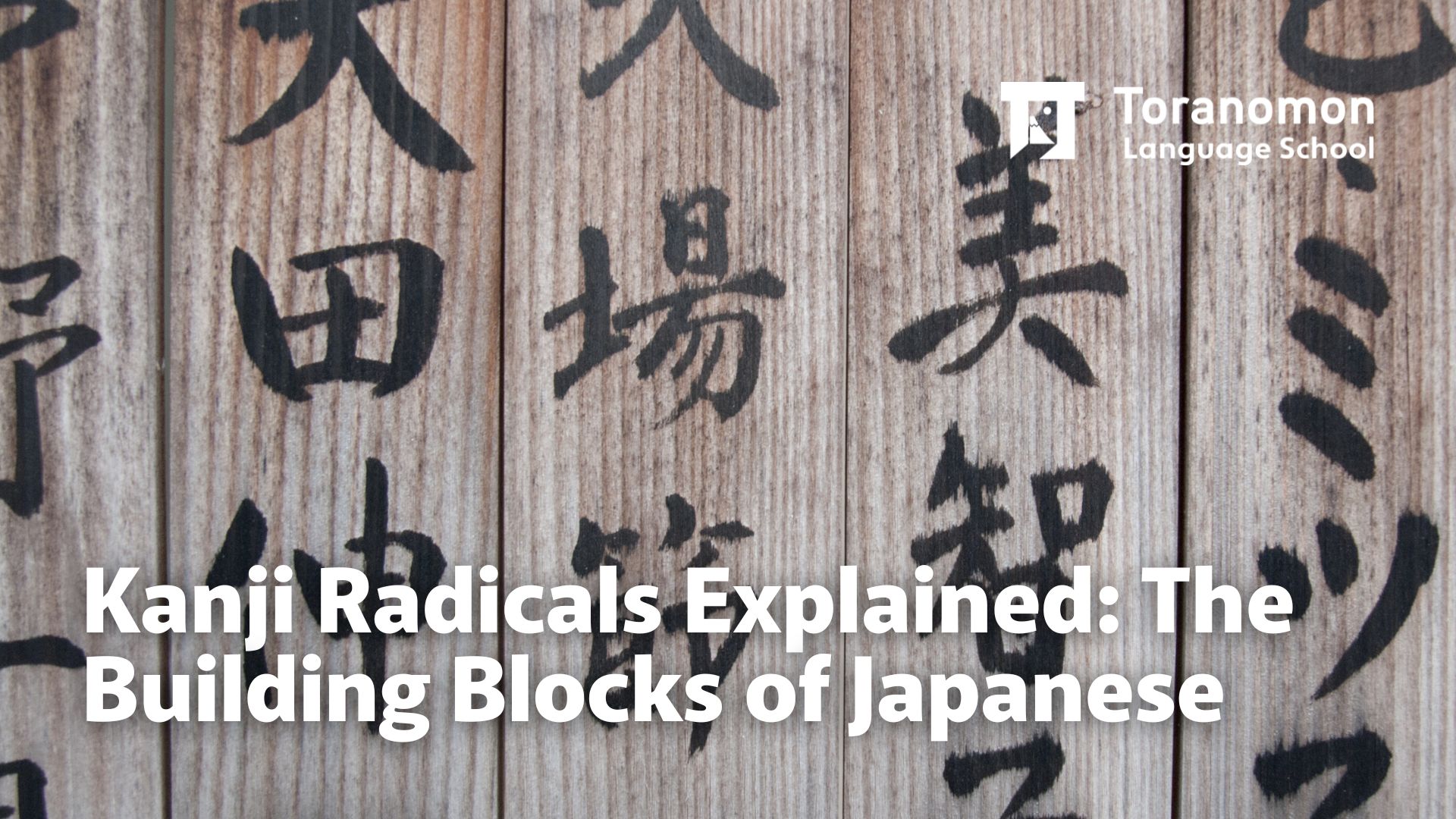 Kanji Radicals Explained: The Building Blocks of Japanese - Toranomon ...